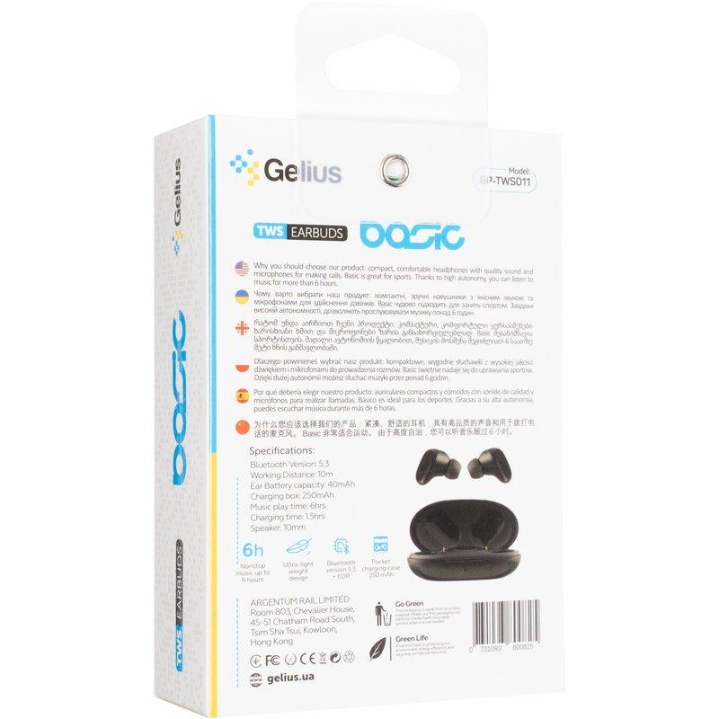 Купить Stereo Bluetooth Headset Gelius Pro Basic GP-TWS011 Black, цена ...