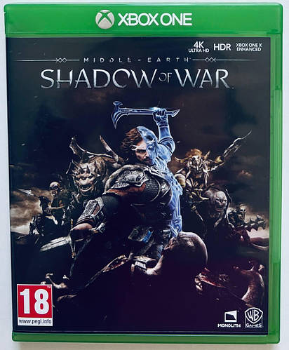 Middle-Earth Shadow of War, Б/У, русские субтитры - диск для Xbox One ...