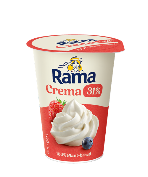 Купить Растительные сливки Crema 31%, без лактозы, 200 мл, Rama, цена ...