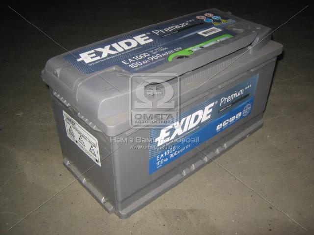 Купить Аккумулятор 100Ah-12v Exide PREMIUM(353х175х190),R,EN900, цена ...