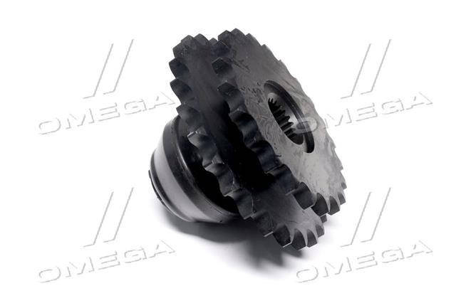 Звездочка нижнего вала ТНК комбайна 9650STS z=22/26, t=19,05 (AH232851 ...