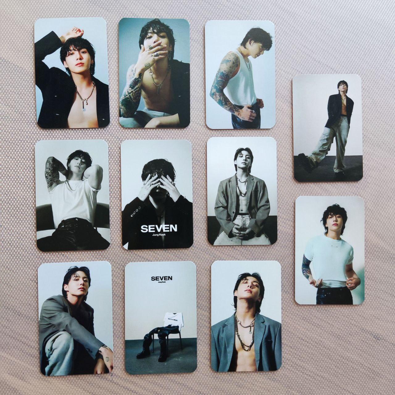 Ломо карты БТС Чонгук Seven / Lomo Card BTS Jung Kook Seven (11 штук ...