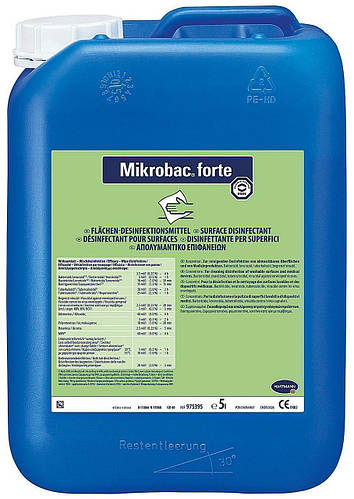 Mikrobac forte, флак. 5л - Дезраствор для обработки поверхностей (ЧАС ...
