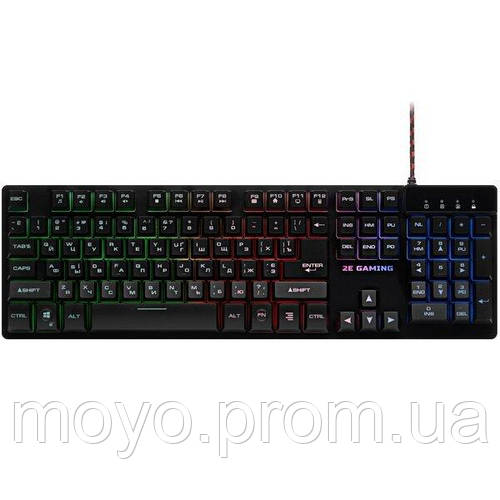 Игровая клавиатура 2E Gaming KG280 LED USB Black Ukr (2E-KG280UB) (ID ...