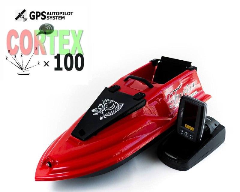 Кораблик для риболовлі Фурія Фюжн з GPS (Cortex_6+1) та Ехолотом Toslon TF520 Червоний - купити ...
