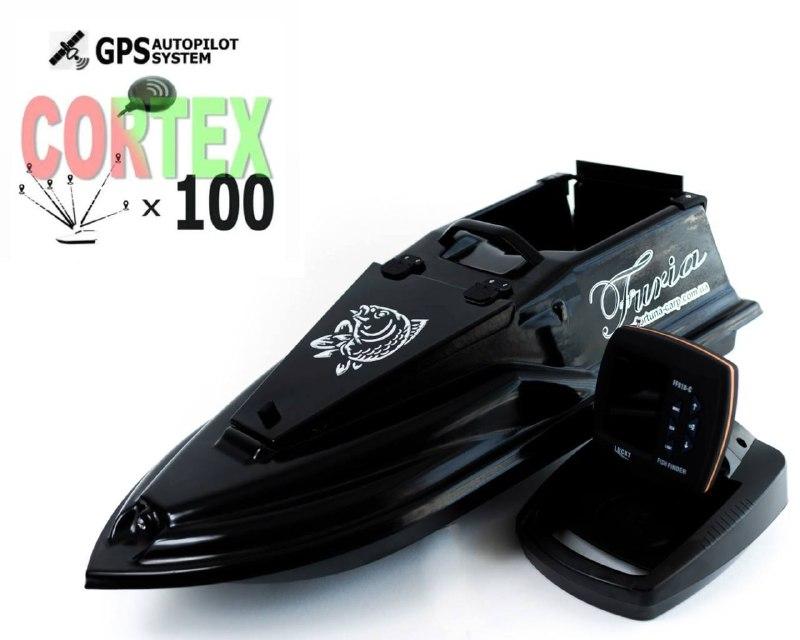 Кораблик для рыбалки Фурия Фюжн с GPS (Cortex_6+1) и Эхолотом Lucky918 Черный - купить в ...