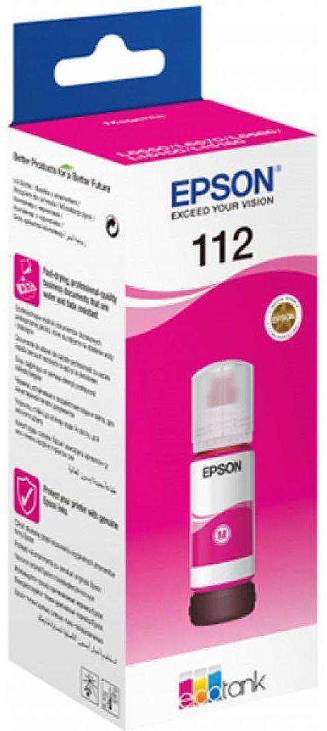 Контейнер с чернилами Epson 112 EcoTank Pigment Magent ink (C13T06C34A ...