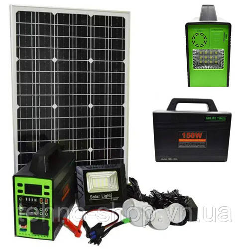Купить Солнечная станция ИБП GDLife 150W Бесперебойник для дома с ...