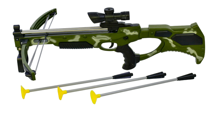Купити Дитячий арбалет з оптичним прицілом Crossbow Зелений, ціна 825 ...
