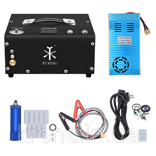 Компресор PCP високого тиску 300 барів, 12-220 В цифр. упр. Tuxing TXET061 (ID#1926291353), ціна ...