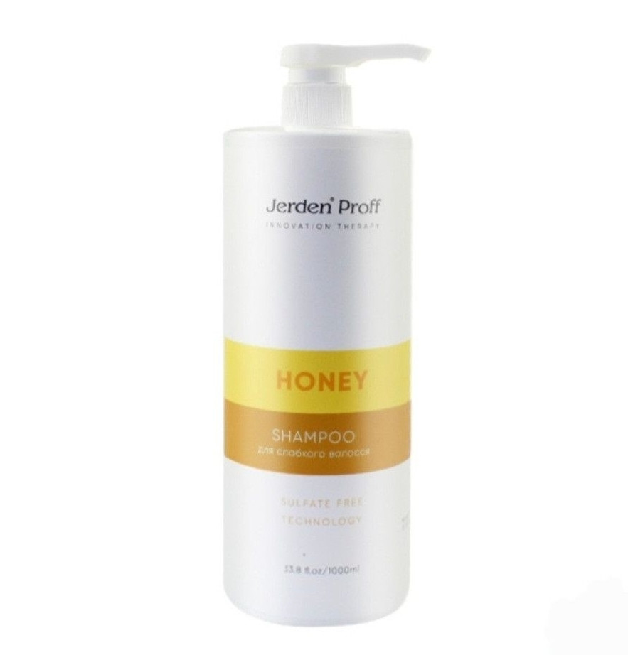 Шампунь бессульфатний для волосся Jerden Proff Honey медовий з маточним молочком 1000 мл, ціна ...