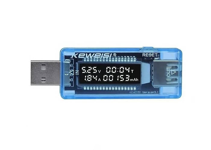ХІТ Дня: Тестер-USB Keweisi KWS-V20 вбудований амперметр/вольтметр ...