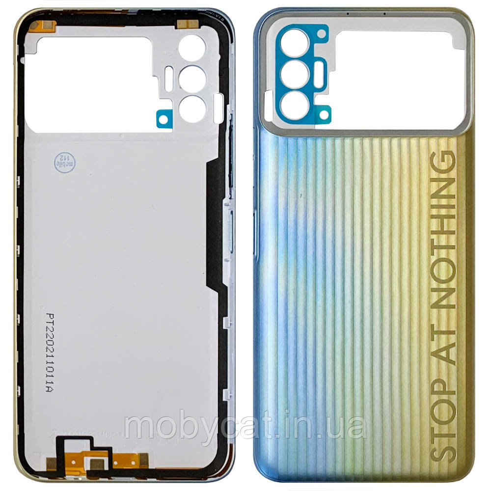 Задняя крышка Tecno Spark 8p KG7H KG7 KG7n золотистая Original PRC без ...