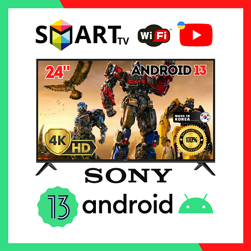 Телевізор Sony 24" SmartTV | WiFi | FullHD | T2 (ID#1083595475), ціна ...