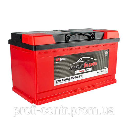 Аккумулятор CARBON 100 Ah/12V "0" (+ справа), цена: 4537 ₴, купить на ...
