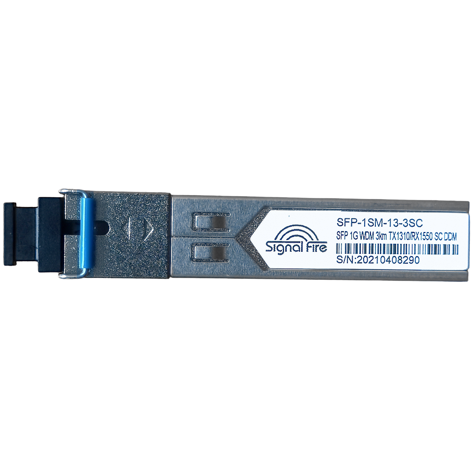 Купить Signal Fire SFP 1G WDM 3km TX1310/RX1550 SC DDM (SFP-1SM-13-3SC ...
