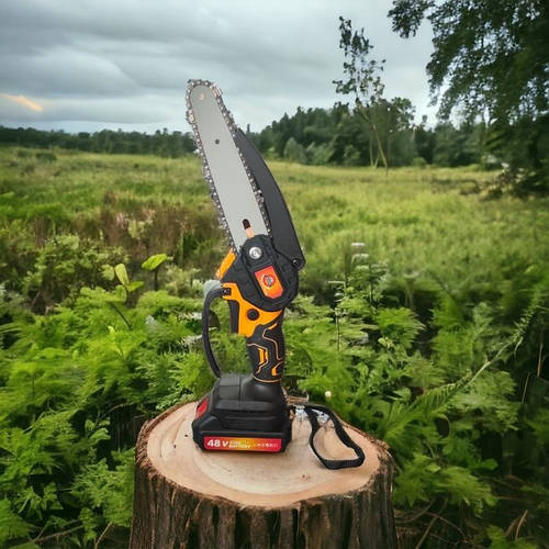 Купить Мини-пила цепная Meister Tools 48 В + 2 аккумулятора 6", цена ...