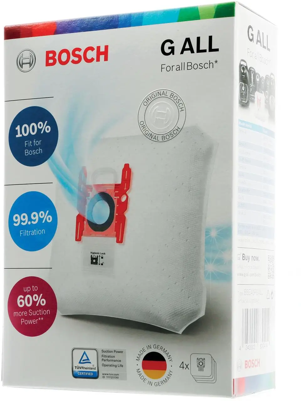 Набор одноразовых мешков для моющих пылесосов BOSCH BBZWD4BAG (ID ...