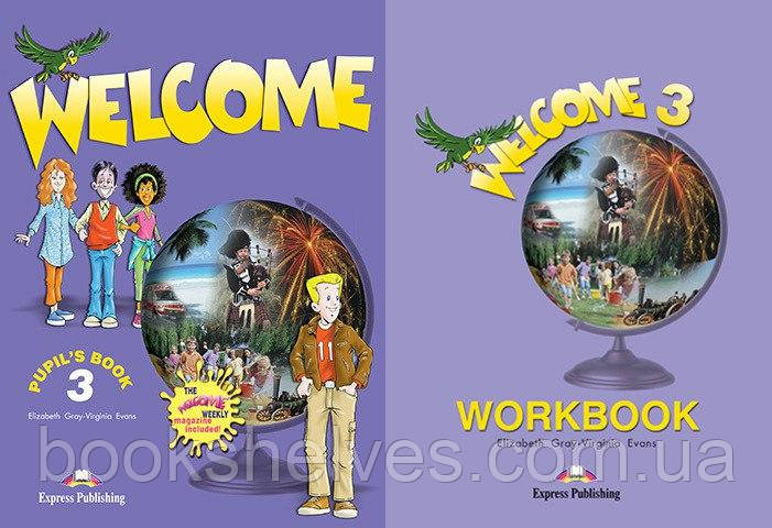 Купити WELCOME 2 Student's Book&Workbook Пiдручник та Робочий зошит ...