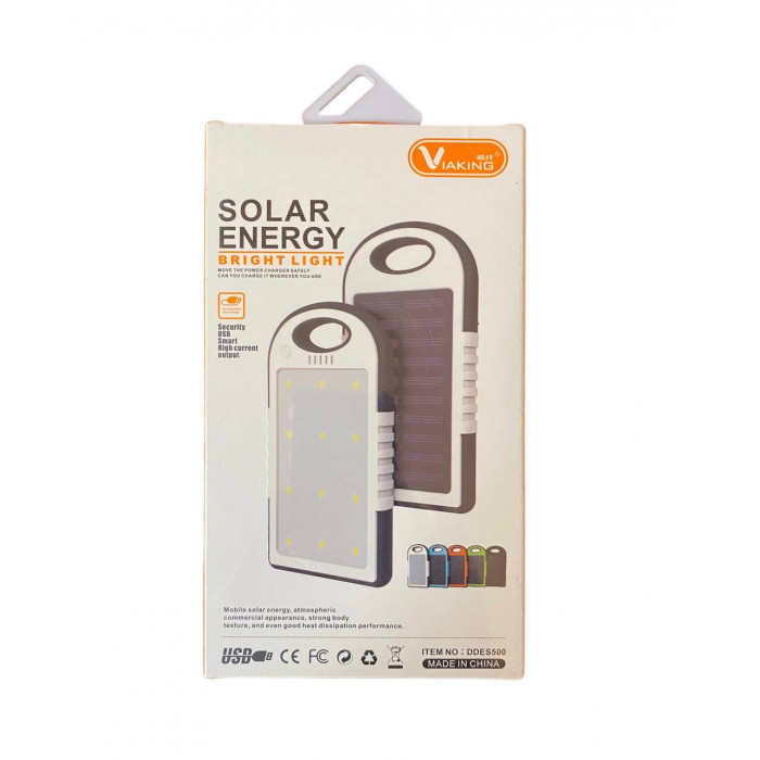 Повербанк power bank Viaking solar energy bright light 50000 mAh N10 ...