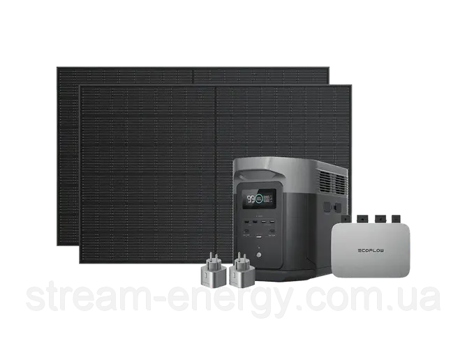Комплект энергонезависимости EcoFlow PowerStream микроинвертор 600W ...