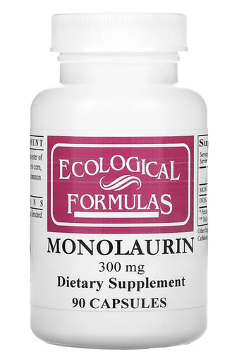 Купить Ecological Formulas, Monolaurin, монолаурин 300 мг, 90 капсул ...