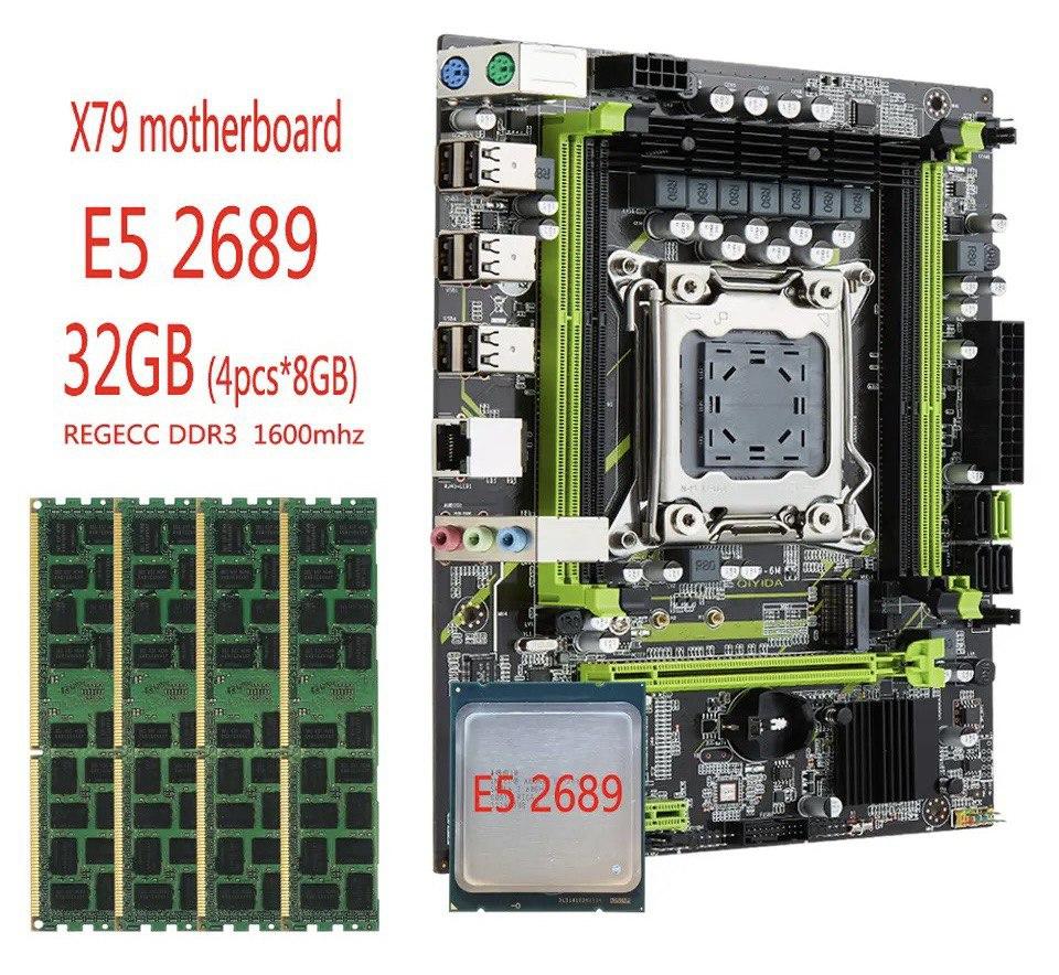 Комплект X79 LGA 2011 Intel Xeon E5 2689 32GB DDR3, ціна: 4499 ...
