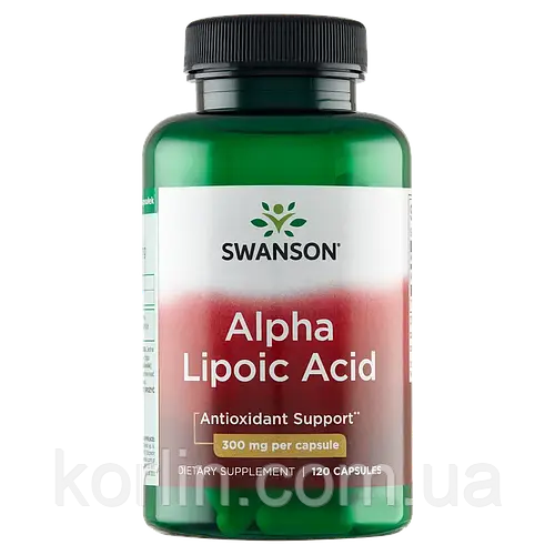 Альфа - Липоевая Кислота 300 мг 120 кап Swanson Alpha Lipoic Acid США ...