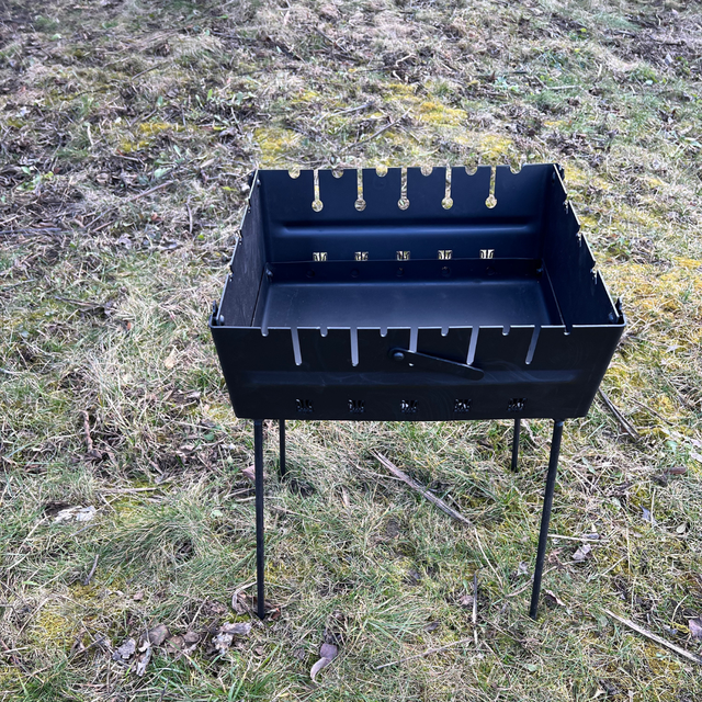 Купить Мангал складной в чемодане для шашлыка с чехлом 3mm Окрашен ...