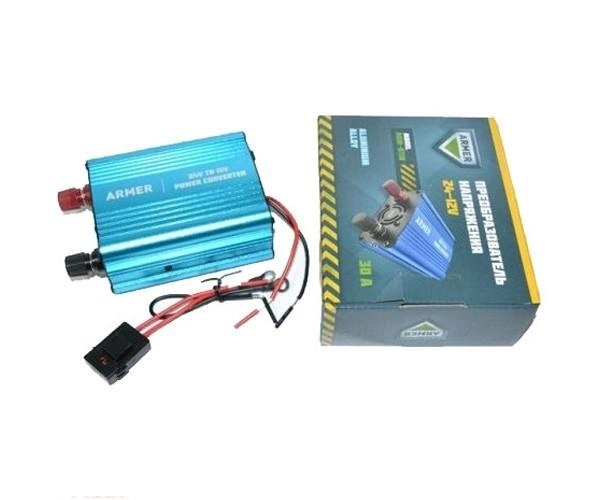 Купить Преобразователь напряжения с 24 вольт на 12 вольт, 30 ампер ...