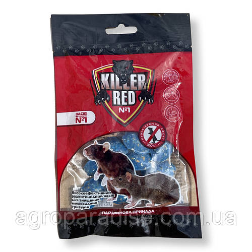 Родентицид RED KILLER восковая таблетка 10шт на 40кв м Фанронг Украина ...