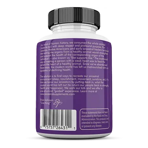 Ancestral Supplements Beef Brain / Говяжий мозг 180 капсул (ID ...