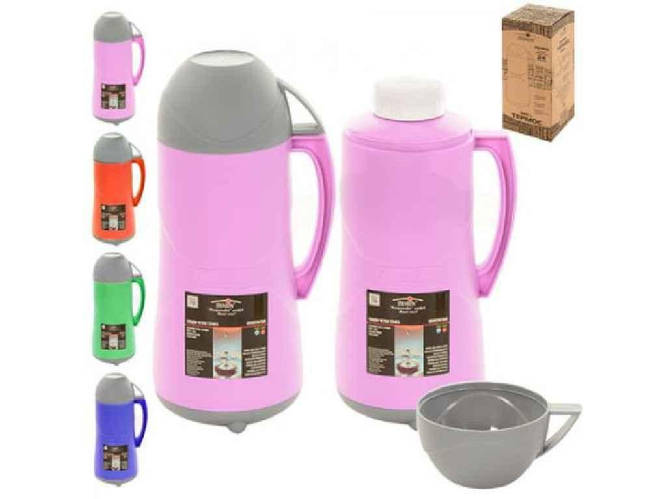 Термос 0,5л (пластикскло) DB105SX асорті ТМ STENSON (ID#1931119870 ...