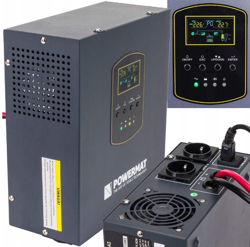 ИБП Powermat 1500 ВА 1200 Вт чистая синусоида (Польша): продажа, цена в ...