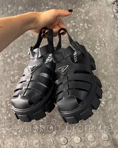 Купить Prada Monolith Black, цена 2188 ₴ — Prom.ua (ID#1931289235)