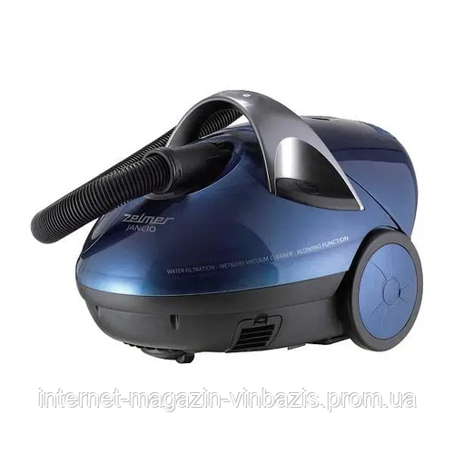 Купить Пылесос Zelmer Jancio ZVC1400WD blue с аквафильтром (без мешка ...
