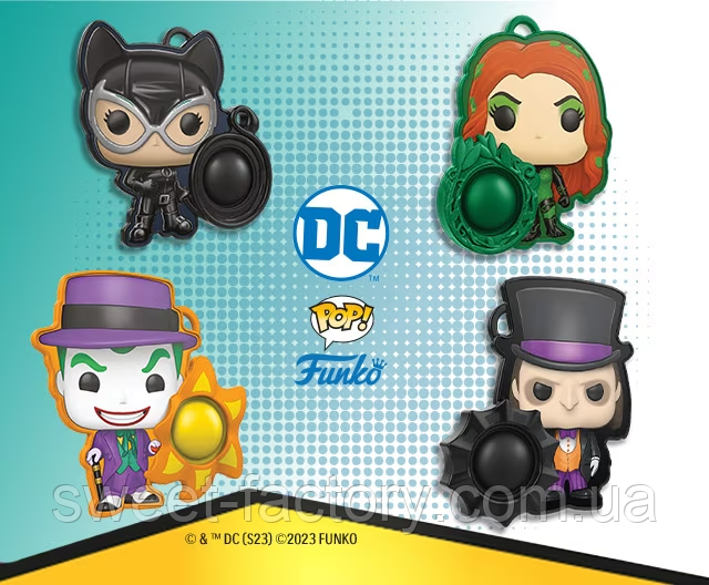 Купить Шоколадное яйцо Kinder Joy Funko DC Comics 20g, цена 59 ₴ — Prom ...