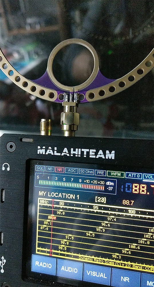 Антенны SDR приёмников VHF 80-200МГц и UHF 400-490МГц с точной ...