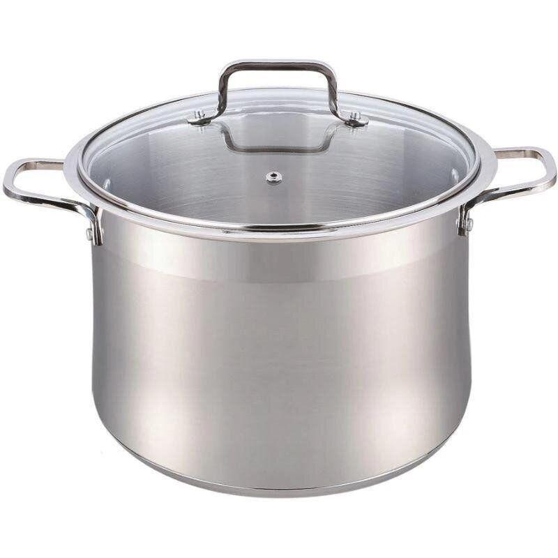 Кастрюля со стеклянной крышкой Bohmann BH-2823 28 см 13 л кухонная ...