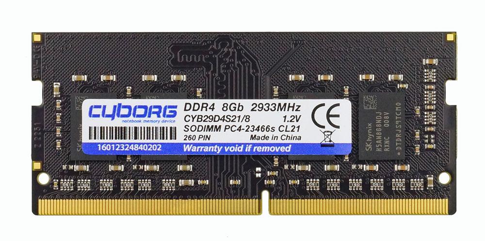 SODIMM DDR4-2933 8GB PC4-23400 - оперативна пам'ять для ноутбука CYBORG ...
