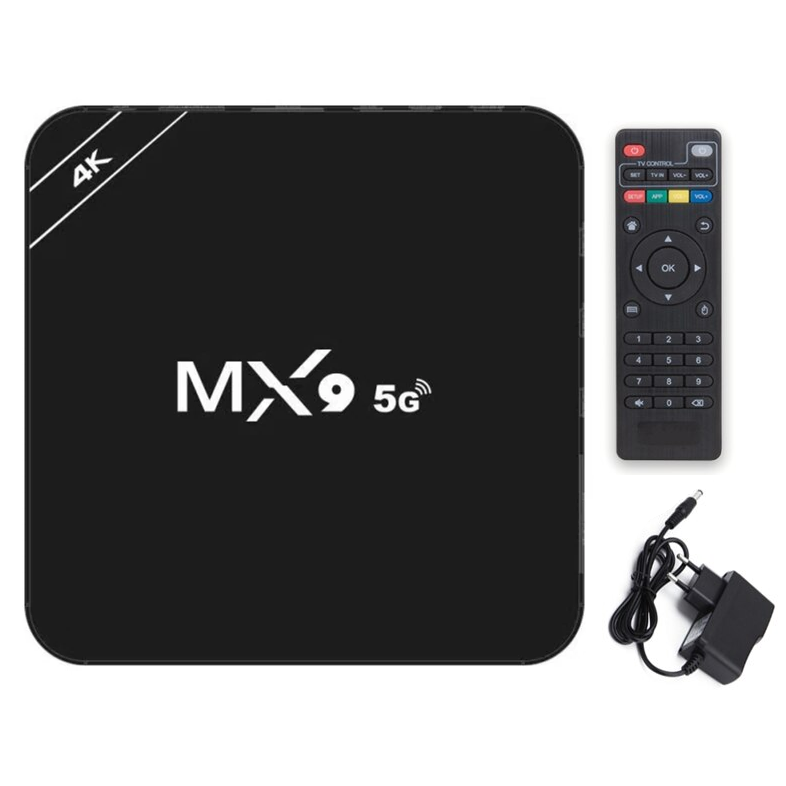 ТВ-приставка Android Smart TV Box MX9 4K Черный — в Категории ...