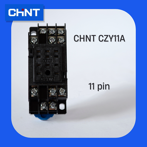 Колодка CZY11A для реле JZX-22F(B)/3Z,NJX-13FW(B)/3ZS, JZX-18F(L)/3Z 3 контакта (Chint) (ID ...