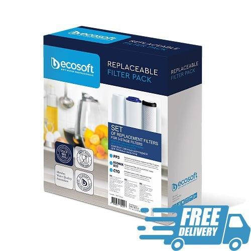 Купить Комплект картриджей Ecosoft для тройного фильтра комплект для очистки воды цена 599