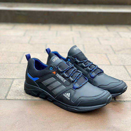 Кожаные кроссовки Adidas синие 42 (ID#1932062661), цена: 3347 ₴, купить ...