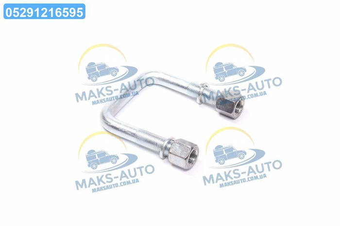 Стремянка рессоры передней Газель М16х1,5 L=90 ПРЕМИУМ (с гайкой и ...