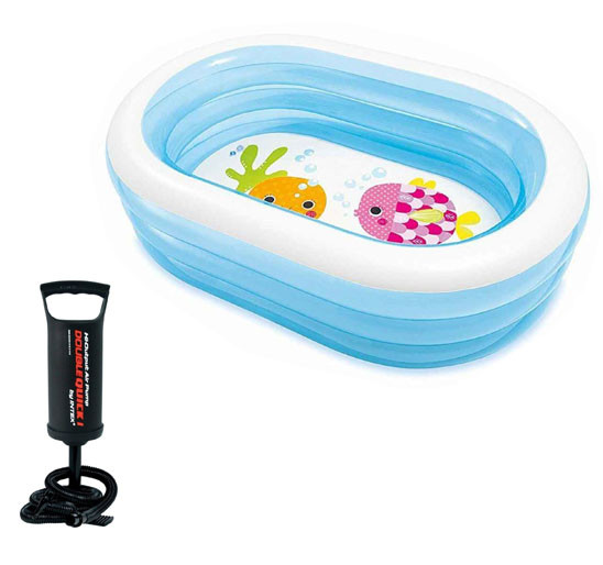 Надувной бассейн Intex 57482 с насосом, 163 х 107 х 46 см (ID#1445363967), цена: 1300 ₴, купить ...