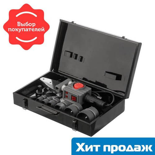 Паяльник для пластикових труб, потужний 850/1850 Вт INTERTOOL RT-2112 для ручного зварювання ...