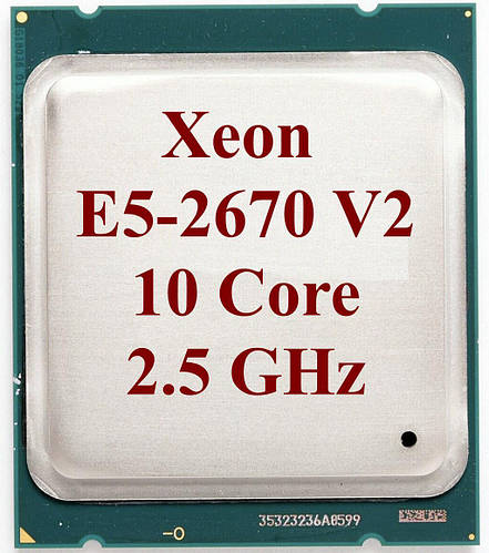 Процессор Intel Xeon E5-2670 V2 2.50 GHz (3.3GHz) 10 Core Socket 2011 ...