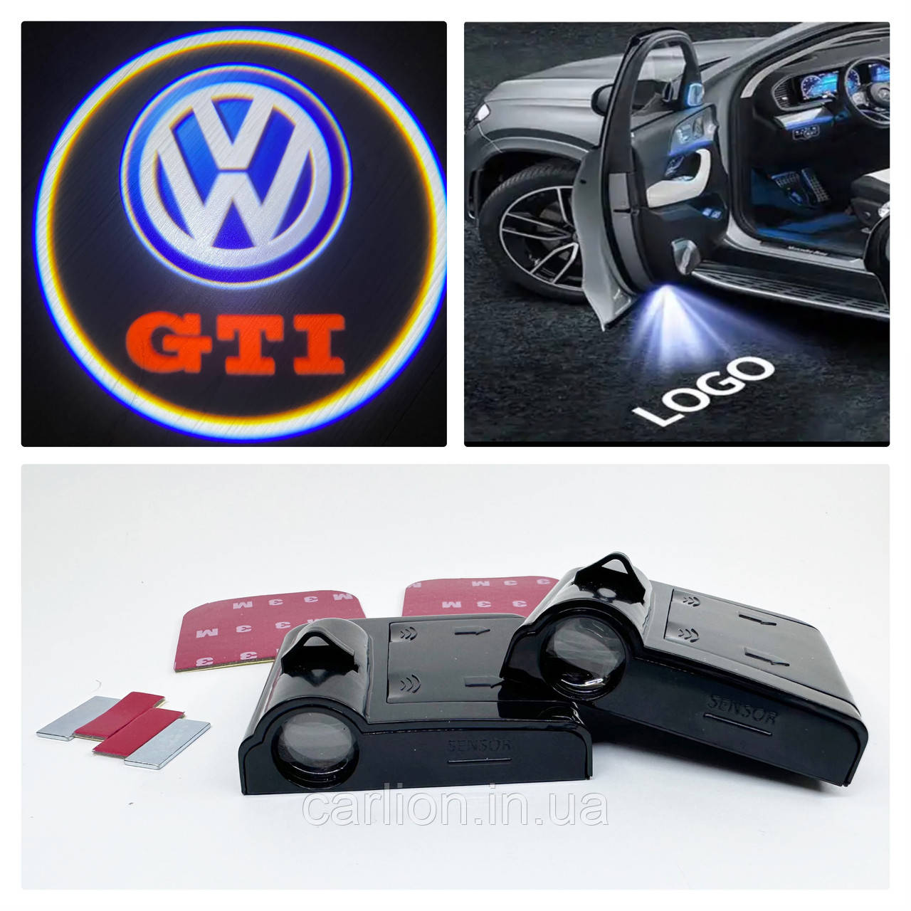 Логотип підсвітка дверей Lazer door logo light Wolksvagen GTI (ID ...