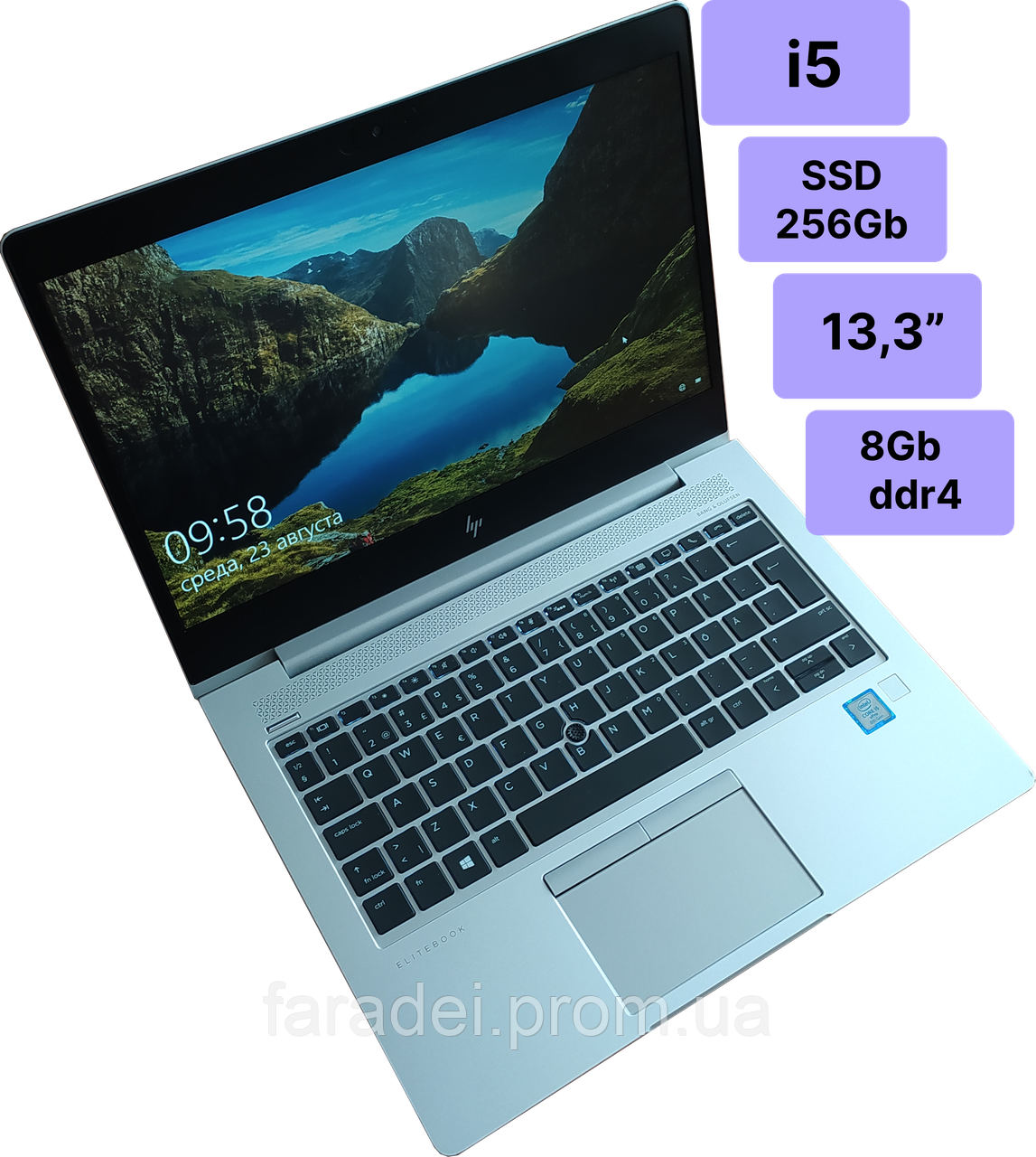 Купити Б/у ноутбук HP 830 G5, i5-8350U 4 ядра 8Gb ddr4 ssd 256 Gb ...